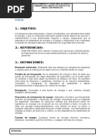 Procedimiento LOTO: Seguridad Industrial | PDF