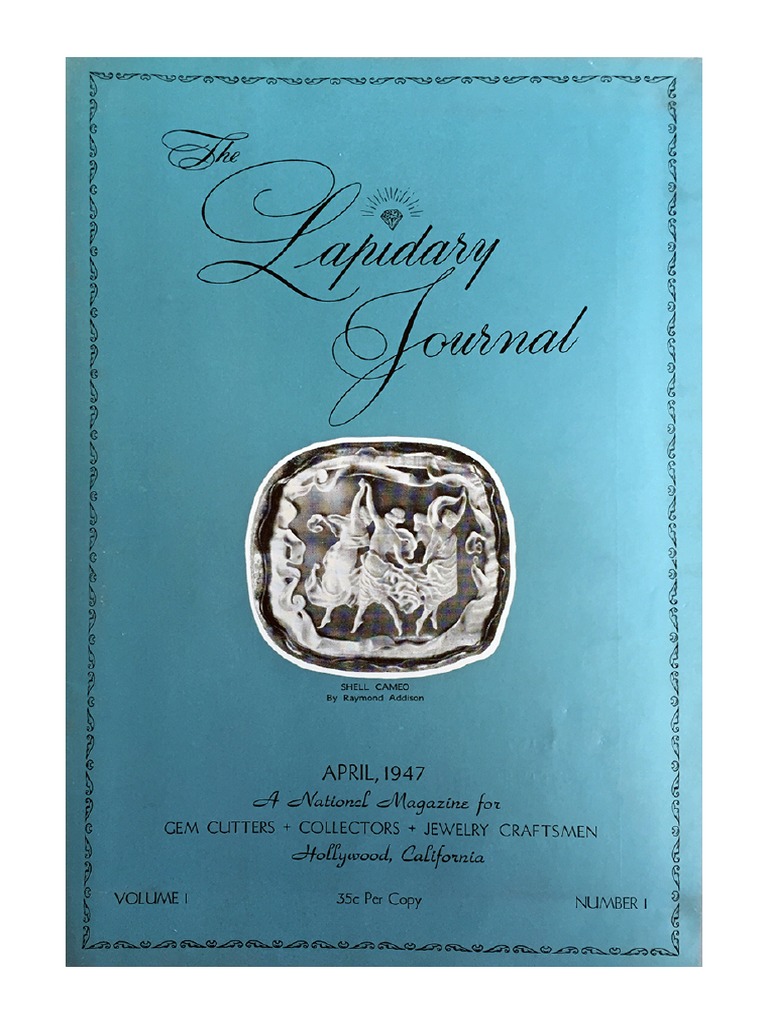 Lapidary Journal Issue 1 | PDF
