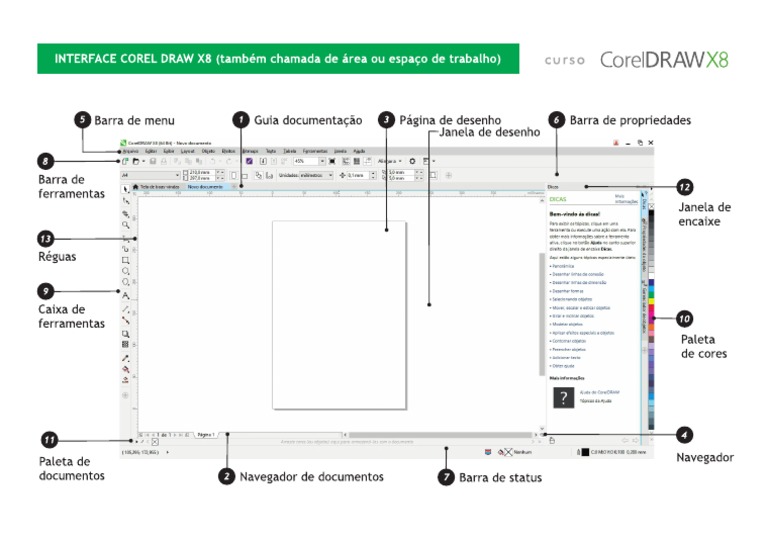 Interface Coreldraw x8 | PDF