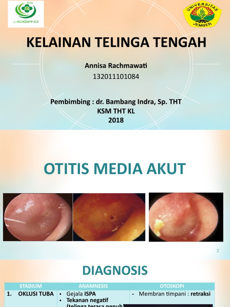 Kelainan Telinga Tengah: Annisa Rachmawat | PDF
