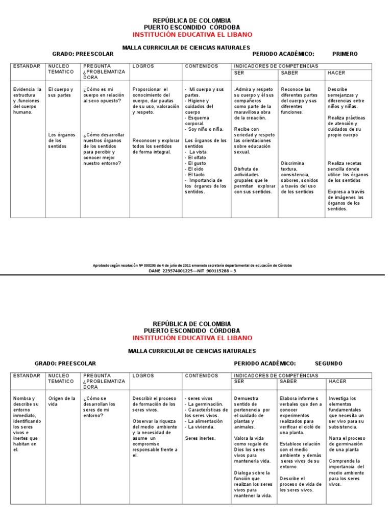 Ciencias Sociales (Pre-Escolar) | PDF | Educación de la primera ...