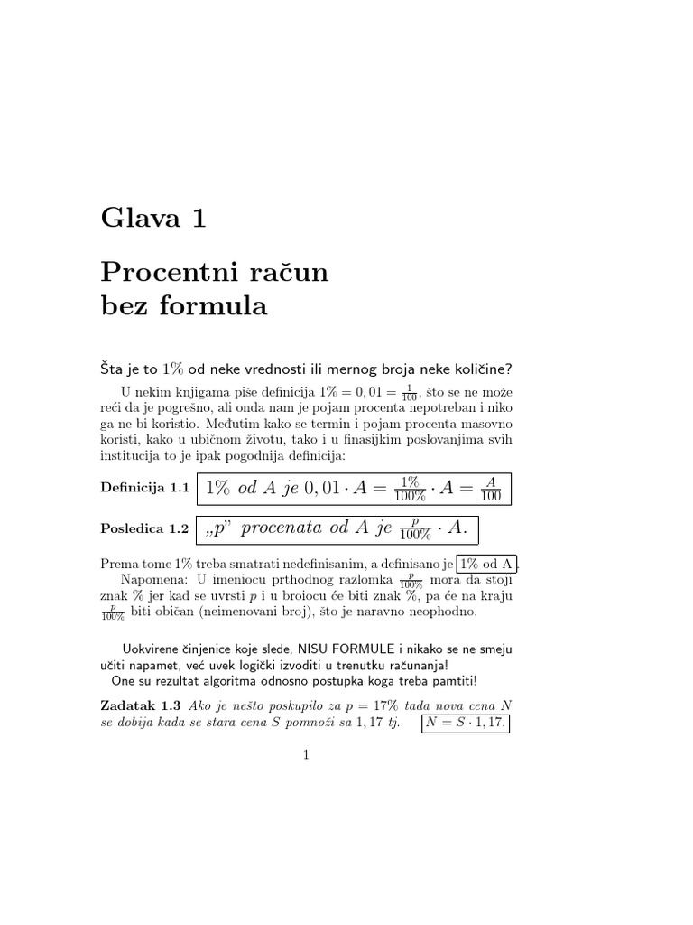 Procenti I Finansije PDF | PDF