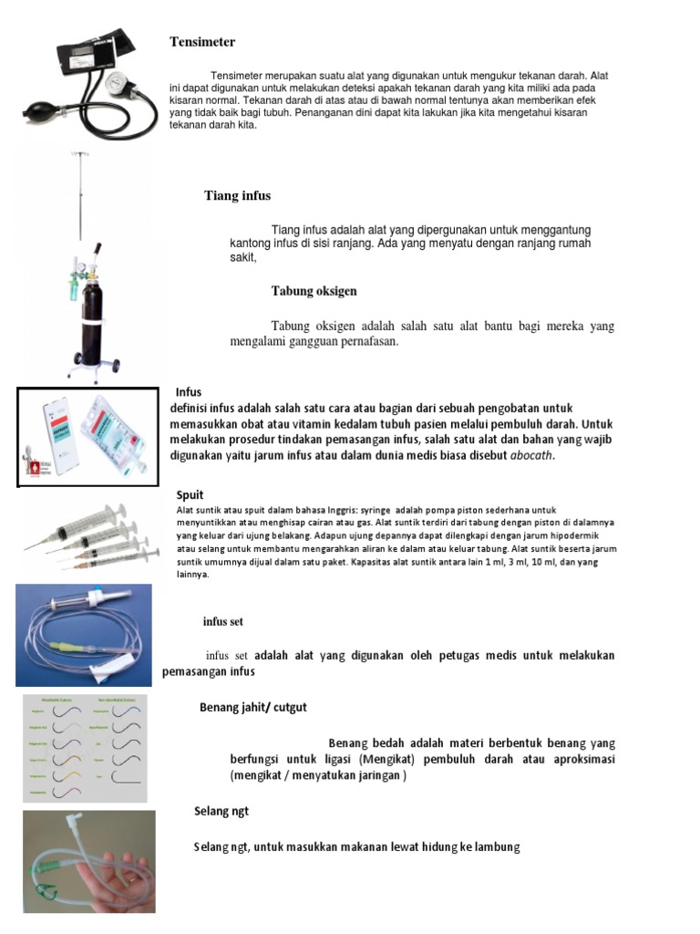 Alat Alat Kesehatan | PDF