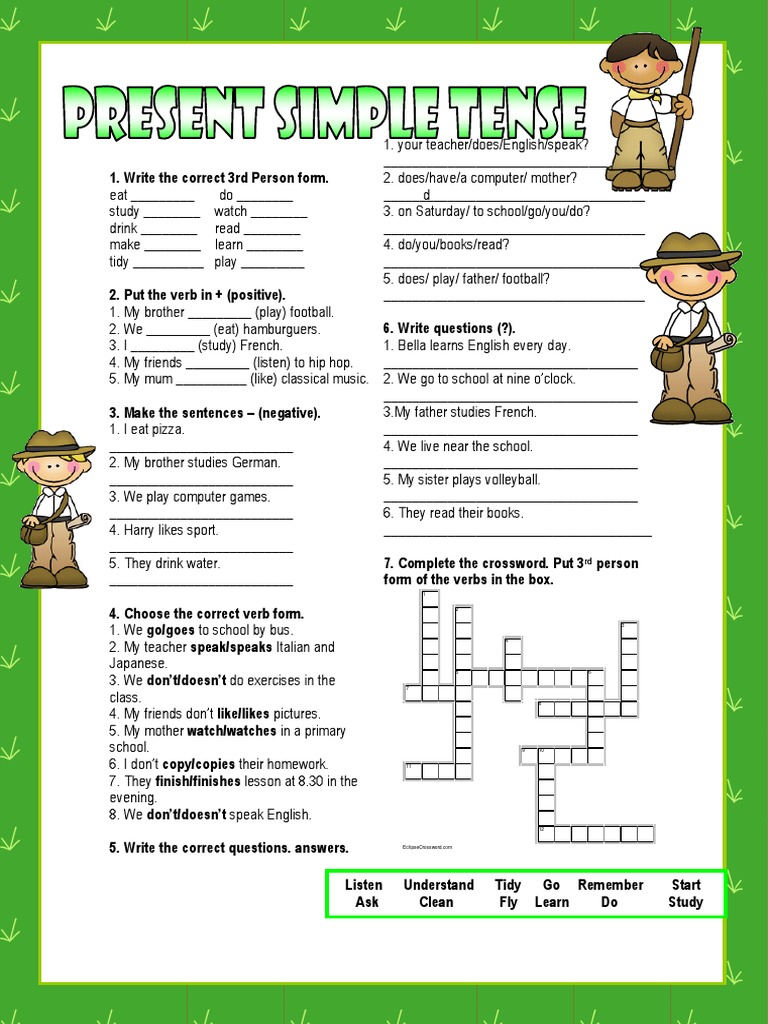 Present Simple | PDF | English Language | Grammar