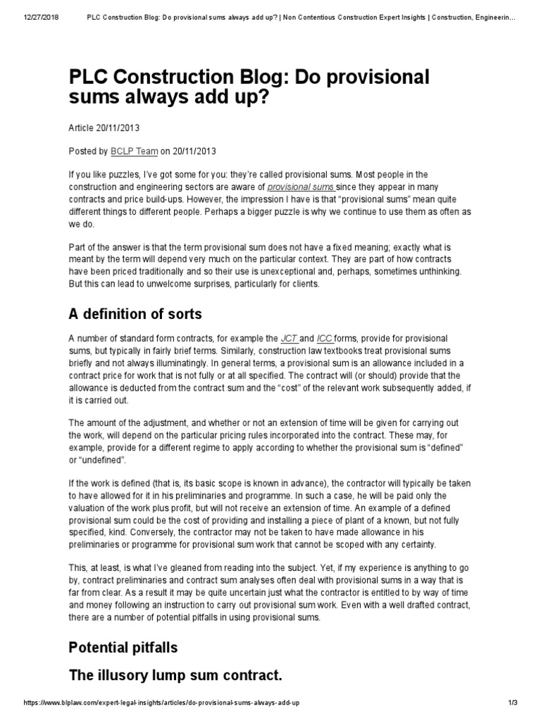 Do Provisional Sums Always Add Up | PDF | Http Cookie | Risk