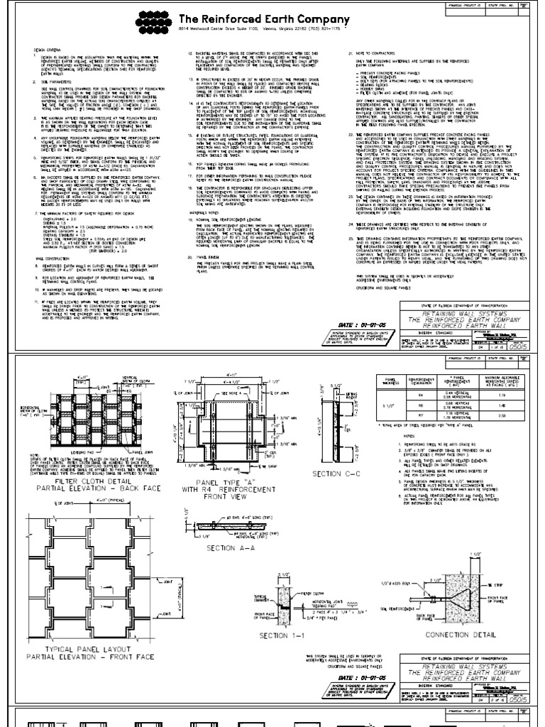 Standard Drawing | PDF | Wall | Precast Concrete