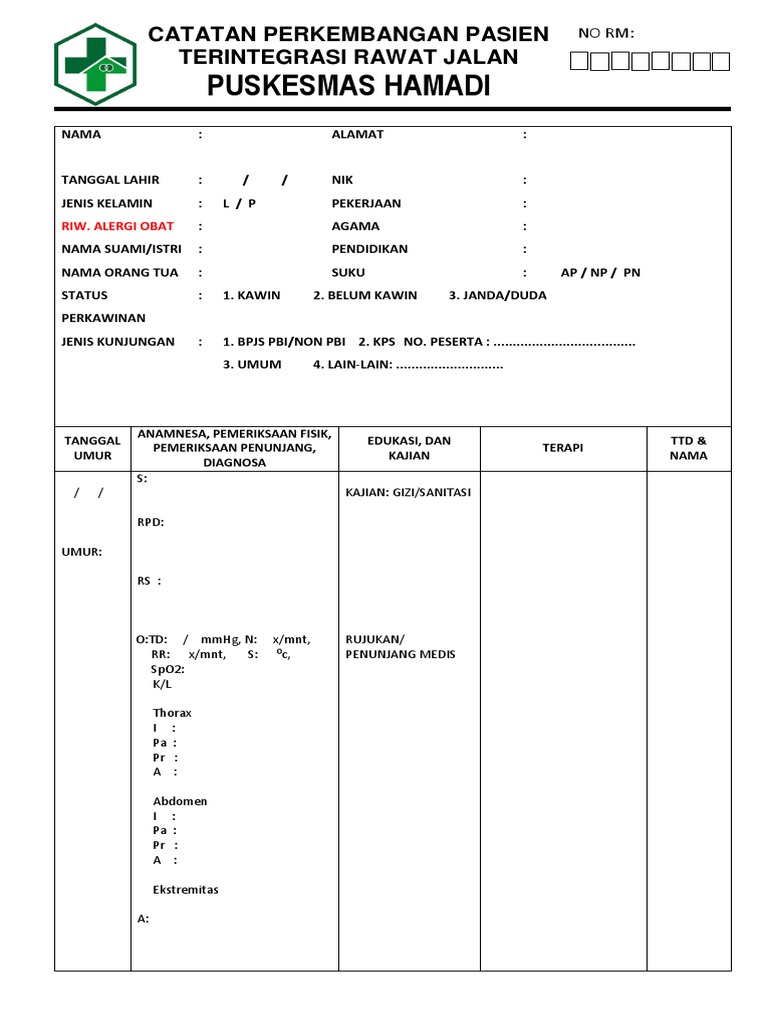 CPPT Rawat Jalan | PDF