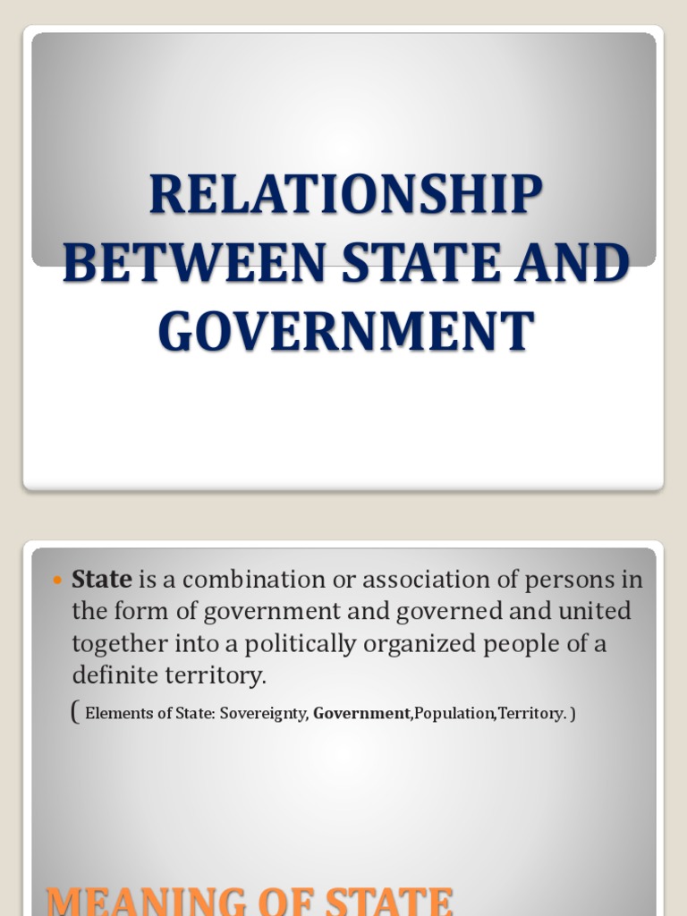 State and Government | PDF | Sovereignty | Sociological Theories