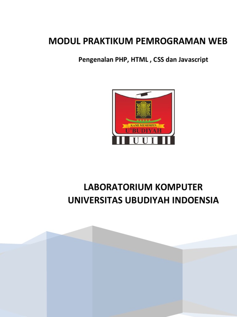 Modul Praktikum Web UUI | PDF | Seni