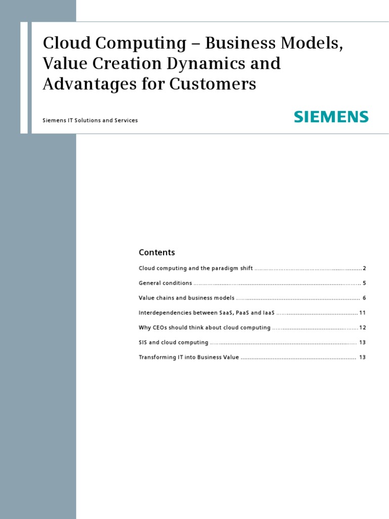 Cloud Computing Whitepaper PDF e | PDF | Software As A Service | Cloud ...