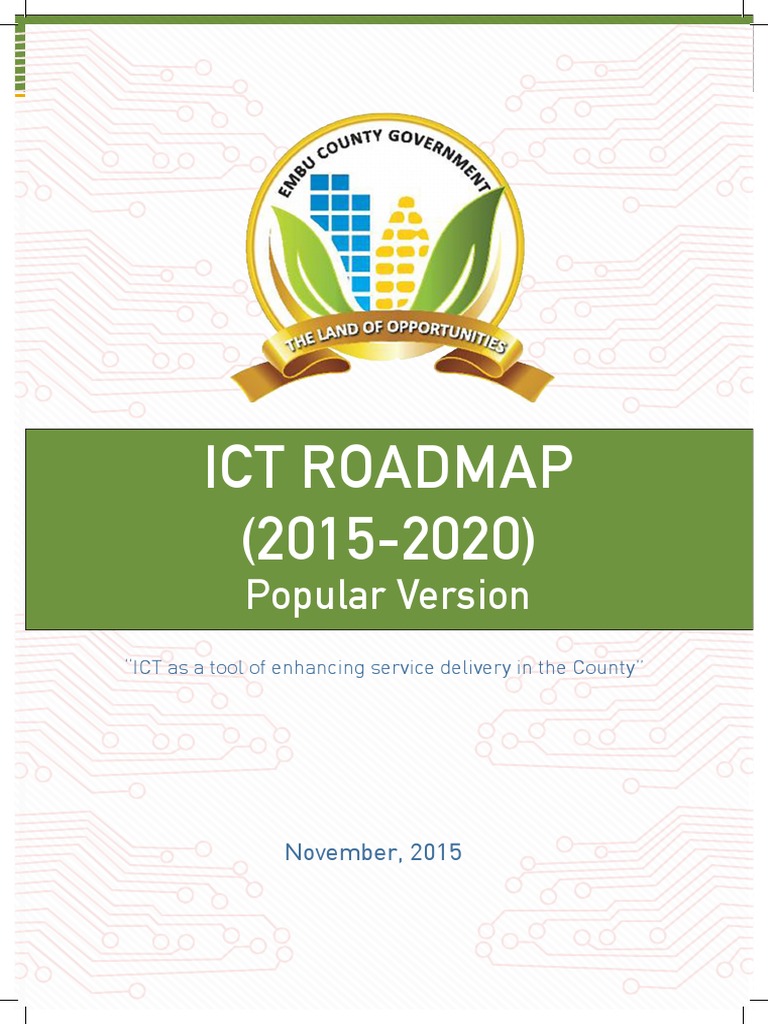 Ict Road Map | PDF | Strategic Planning | Information And ...