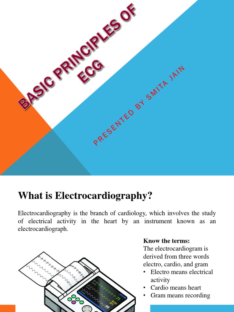Basic Principles of ECG | PDF | Electrocardiography | Atrium (Heart)
