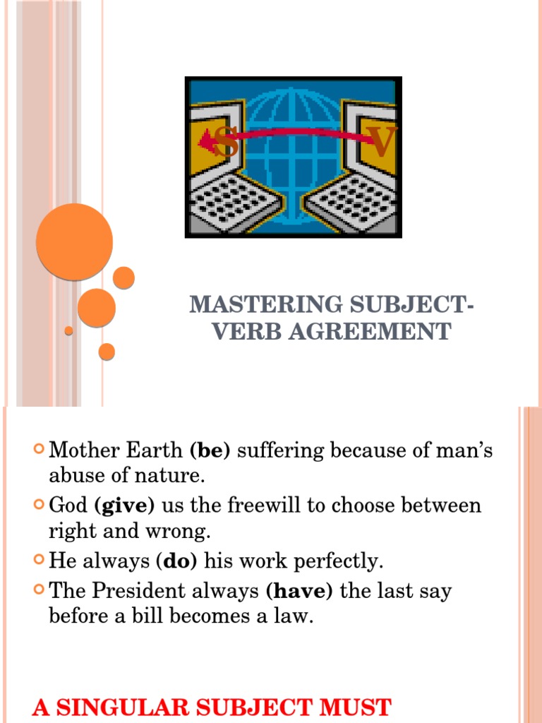 Mastering Subject Verb Agreement | PDF | Grammatical Number | Plural