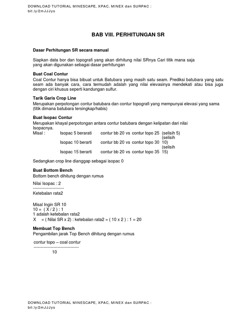Bab VI. Pit Design Surpac | PDF