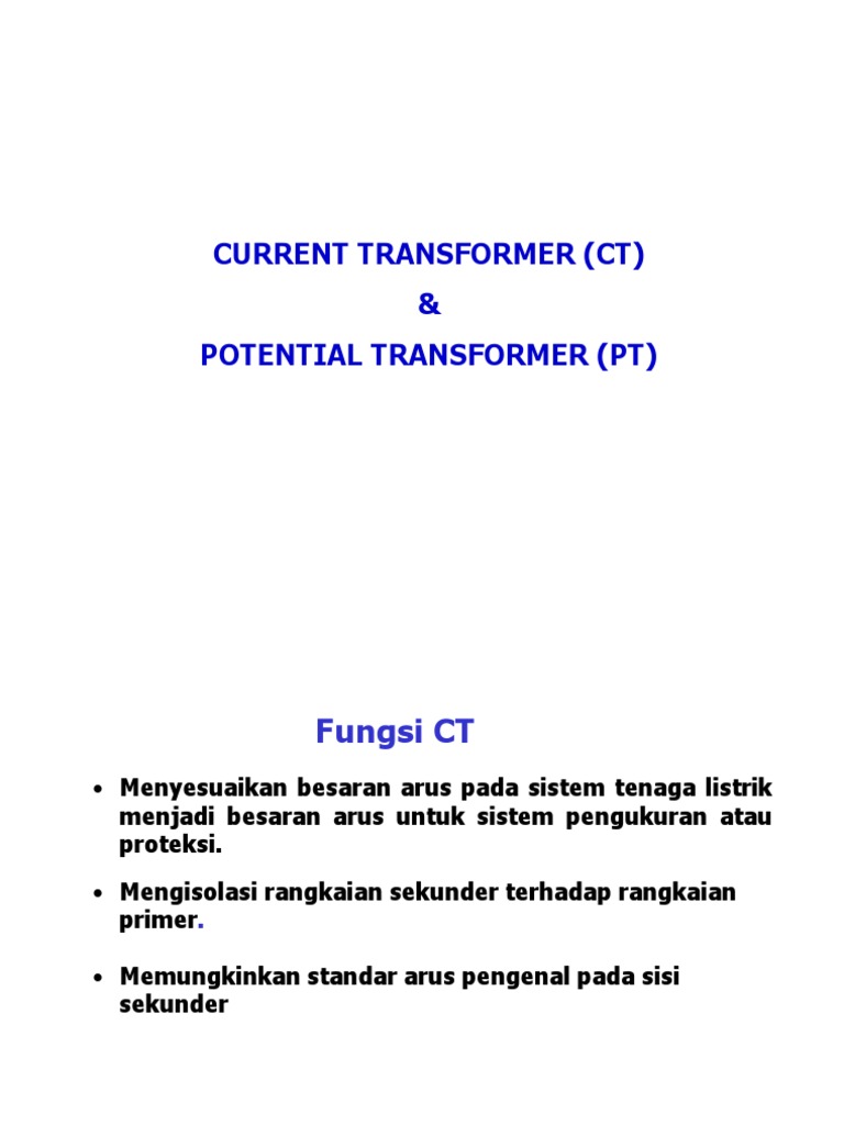 CT PT | PDF