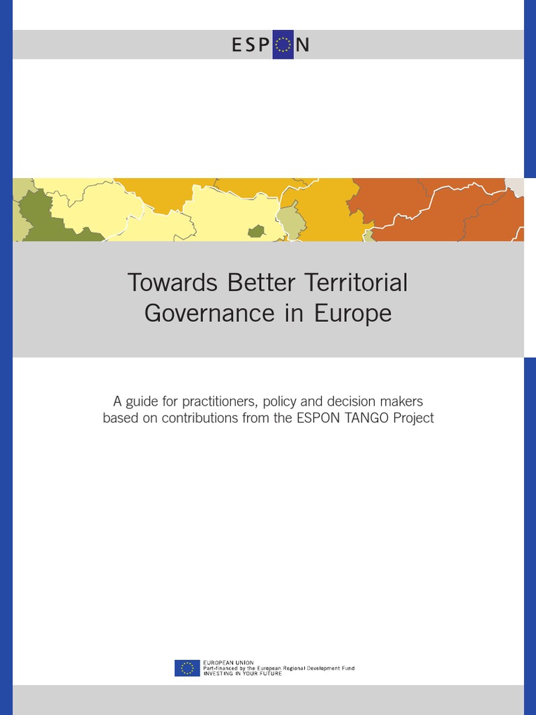 ESPON Governance Handbook | PDF | Governance | European Union