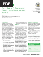 USP 645 Water Conductivity | PDF | Ion | Calibration