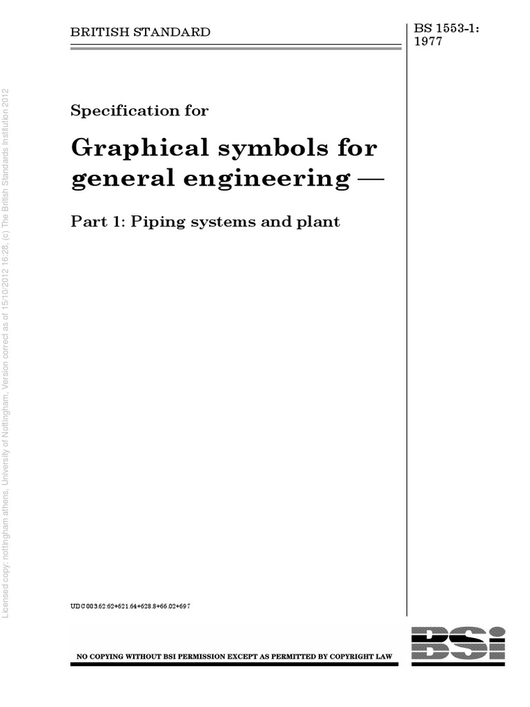 Graphical Symbols For General Engineering PDF | PDF | Duct (Flow ...
