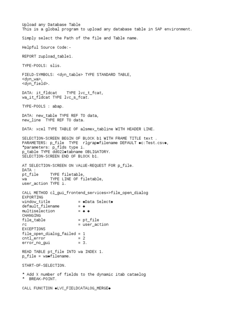 Sap Note 88416 | PDF | Data Management | Information Technology Management