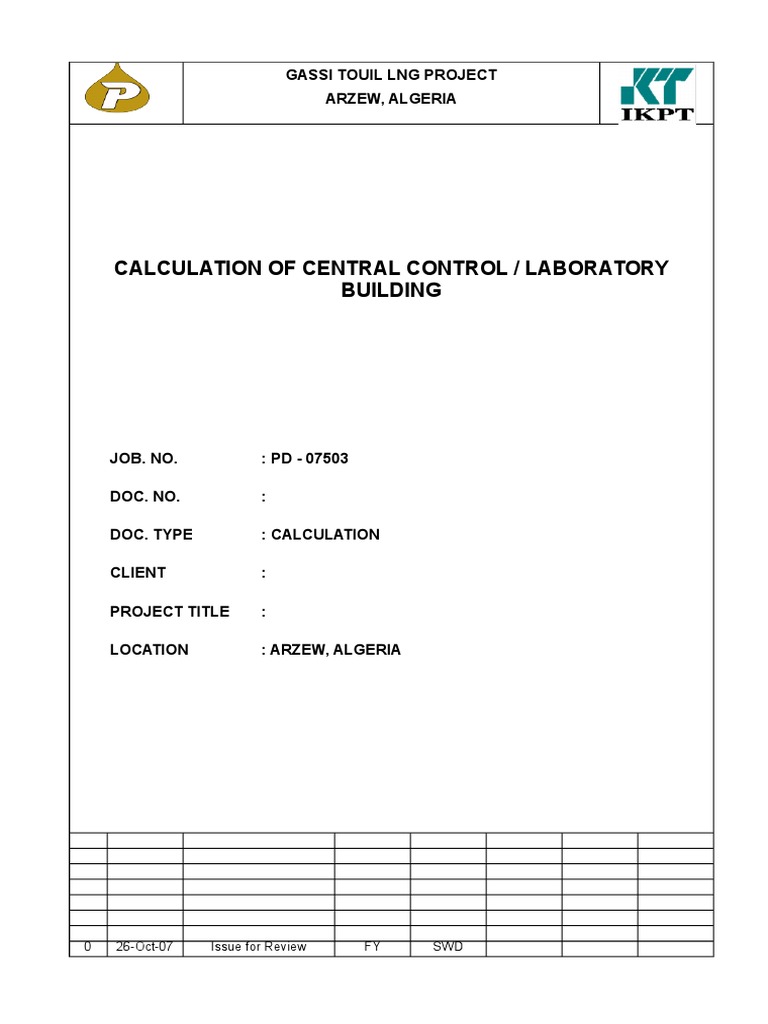 Calculation CCR RC | PDF | Concrete | Beam (Structure)