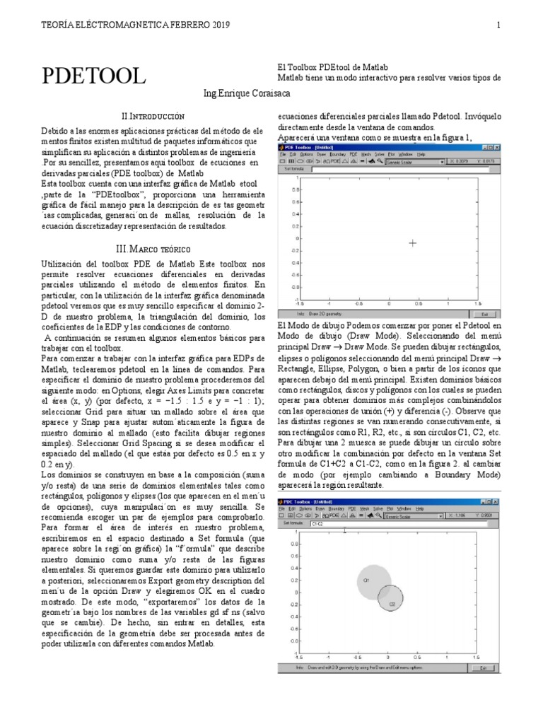 PDETOOL | PDF | Ecuación diferencial parcial | Objetos matemáticos