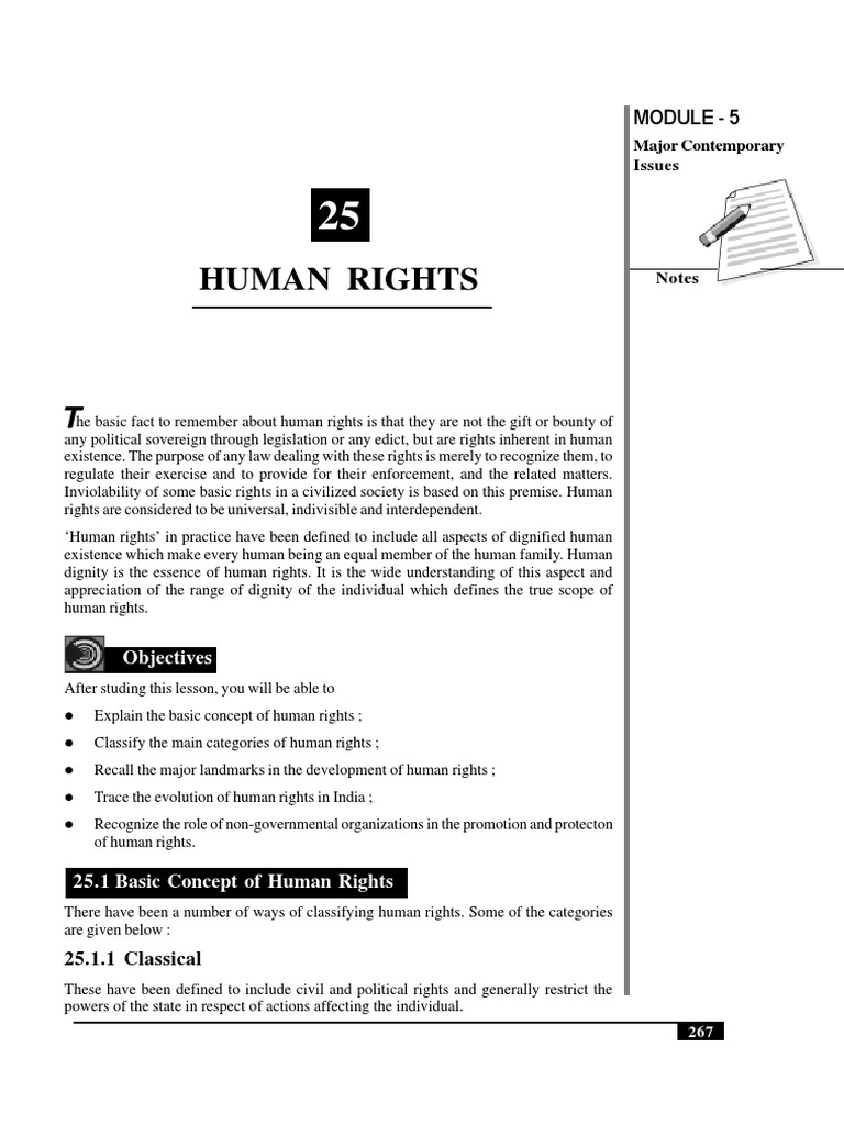 Human Rights: Module - 5 | Download Free PDF | Human Rights | Rights