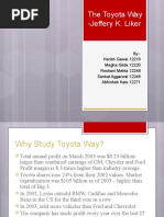 Toyota Production System PDF | PDF | Lean Manufacturing | Operations ...