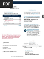 Spectrum Bill | PDF | Fee | Cheque