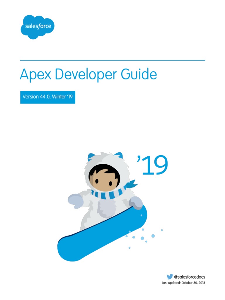Salesforce Apex Language Reference | Salesforce.Com | Application ...