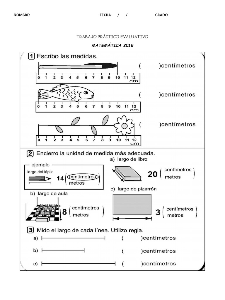 Evaluación de Matemática Segundo Grado | PDF