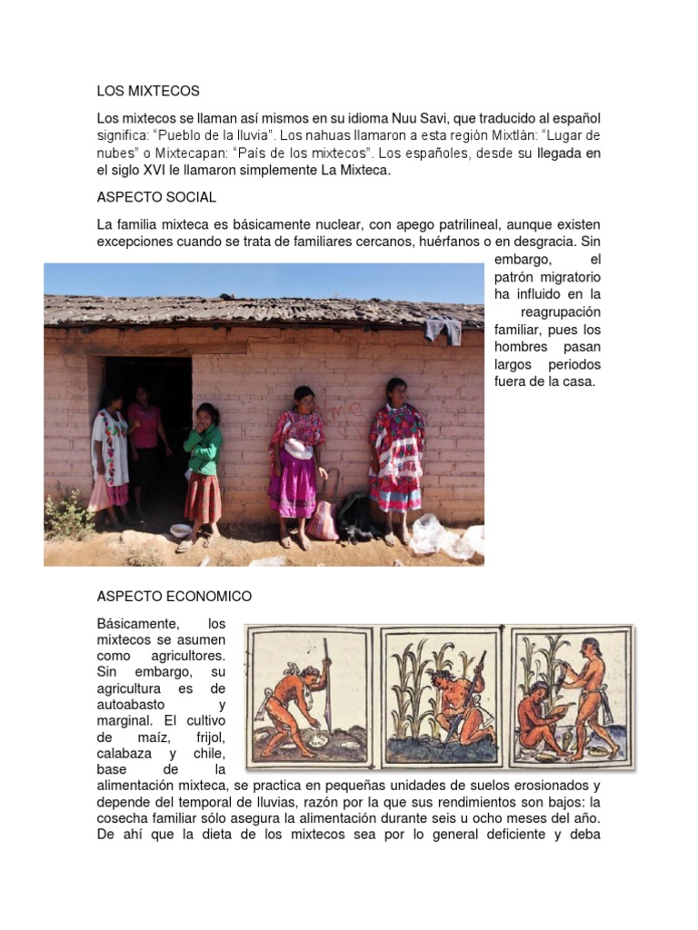Los Mixtecos | PDF | Agricultura