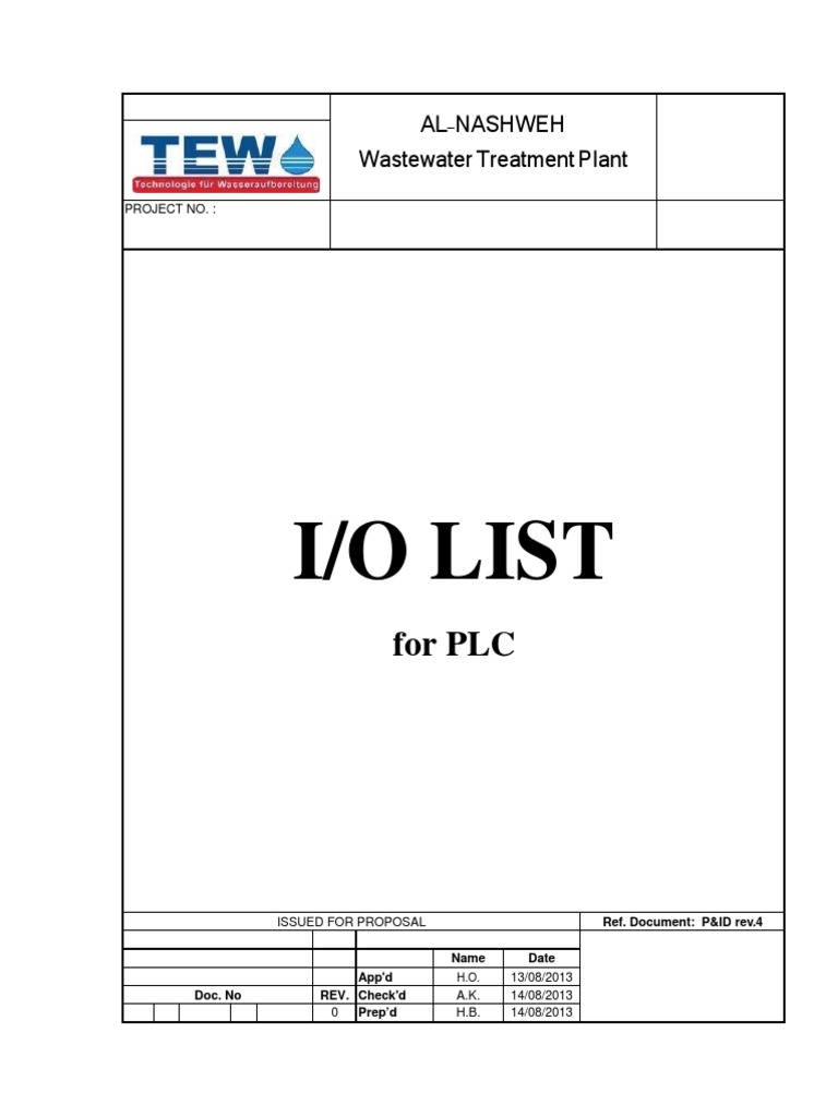 I-O LIst | PDF | Chemical Engineering | Nature
