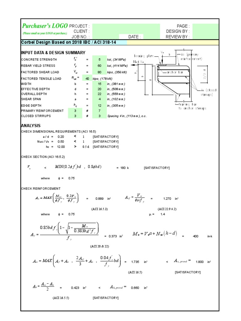 Corbel | PDF | Reinforced Concrete | Civil Engineering