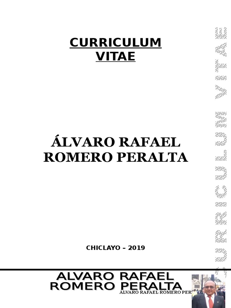 Curriculum Vitae - Alvaro | PDF | Perú | Universidad