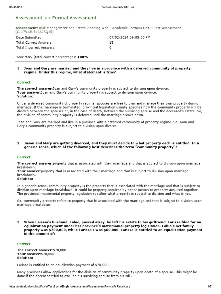 8 PDF | PDF | Concurrent Estate | Community Property