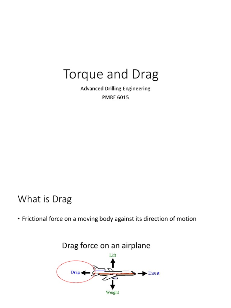 Torque and Drag Analysis Spreadsheet | PDF | Friction | Mechanical ...