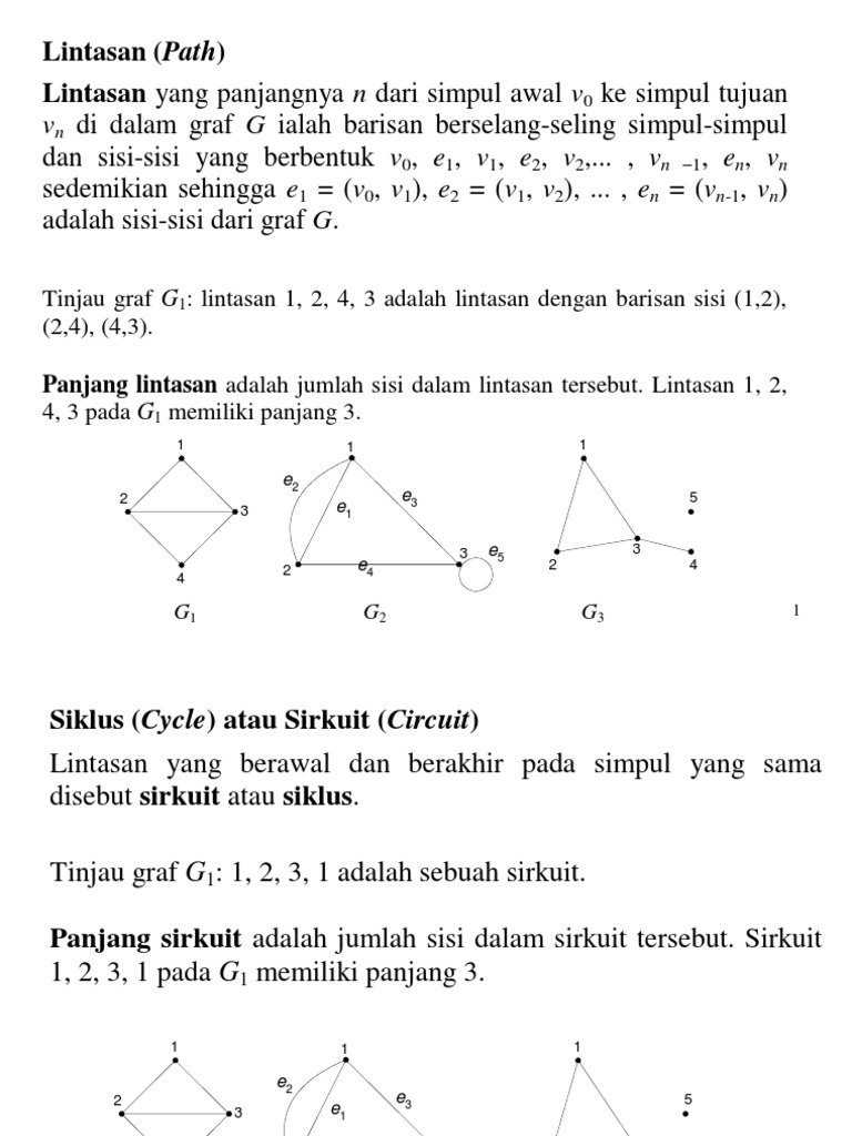 Lintasan Dan Sirkuit Euler | PDF