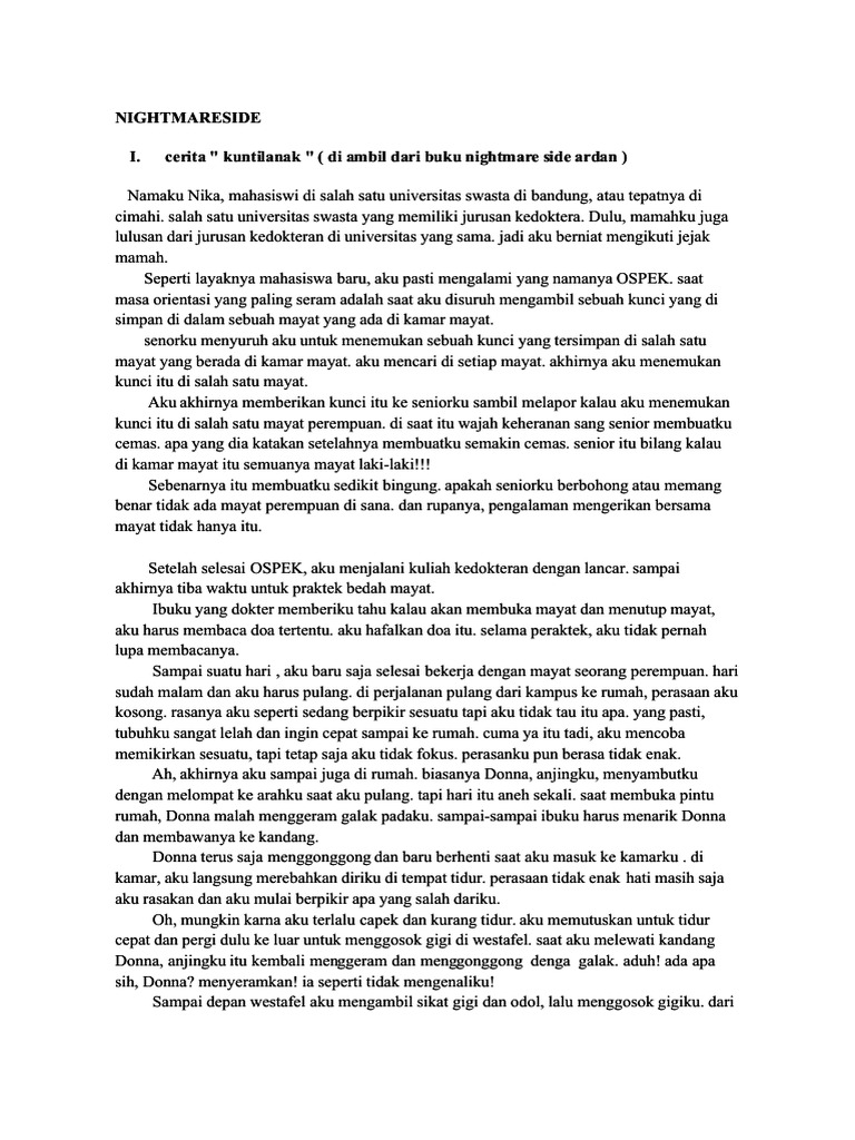 Nightmare Side | PDF