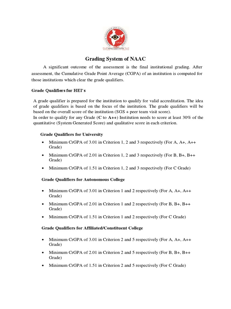 Grading System PDF | Download Free PDF | Evaluation Methods ...