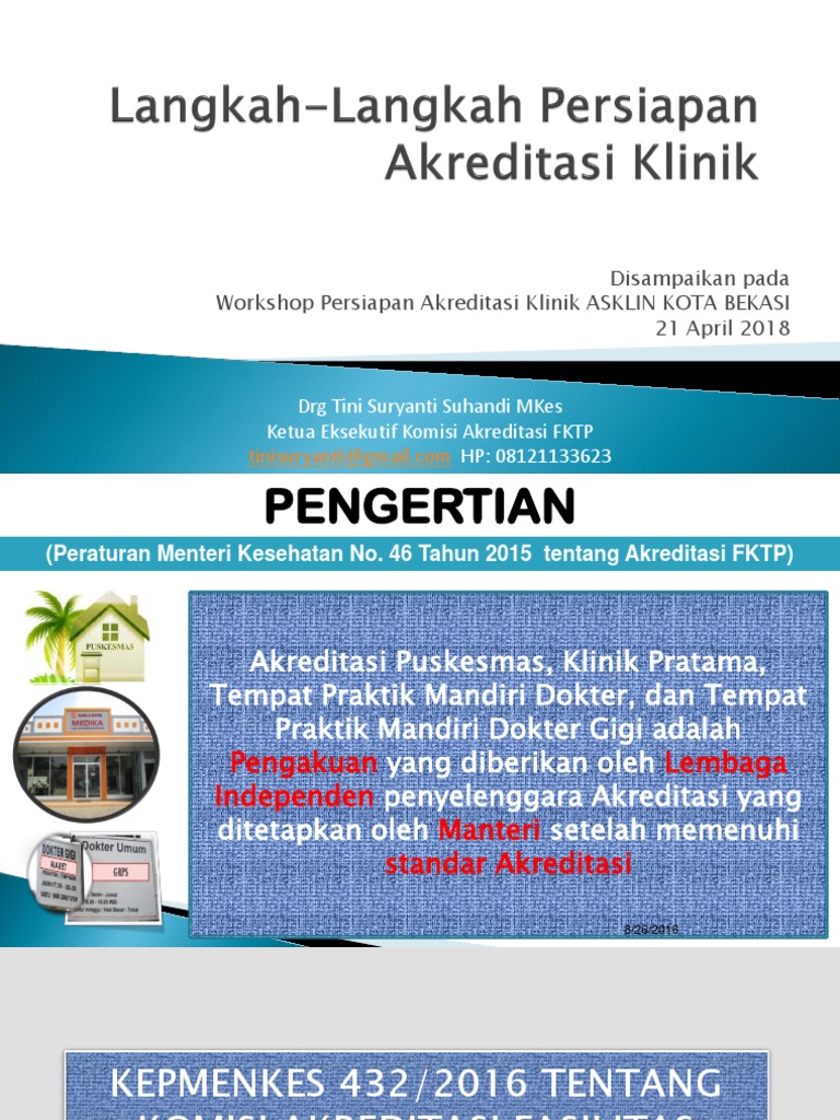 Langkah Persiapan Akreditasi Klinik Asklin Bekasi | PDF