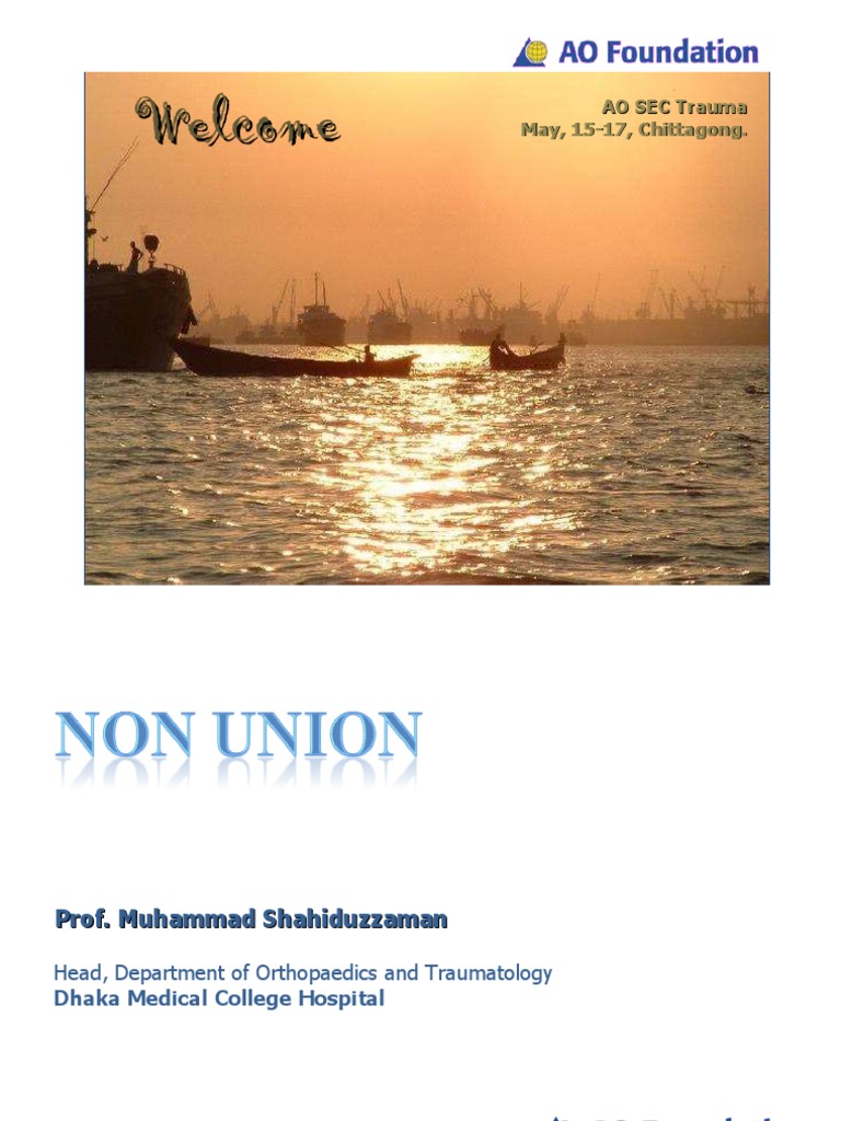 Nonunion Classification and Treatment | PDF | Clinical Medicine ...