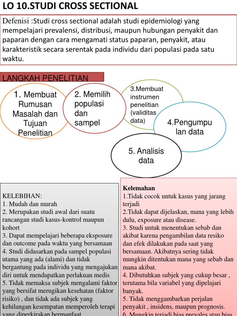 Studi Cross Sectional | PDF