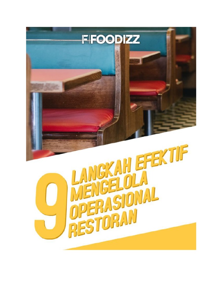 9 Langkah Efektif Mengelola Operasional Restoran | PDF