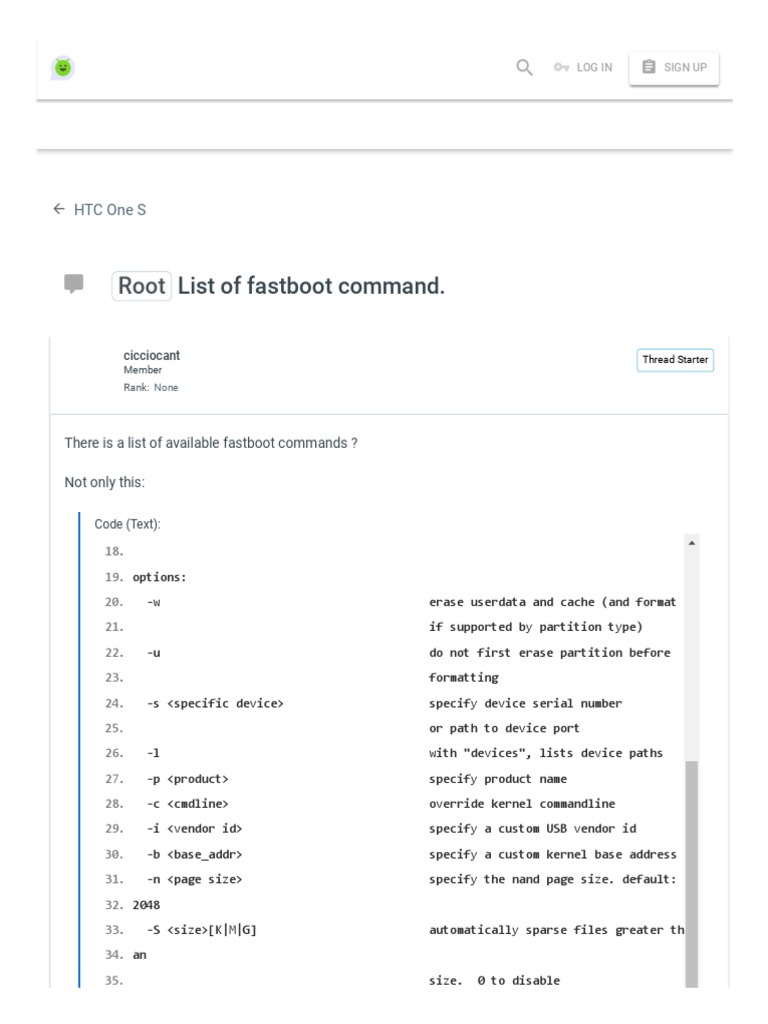 List of Fastboot Command | PDF | Android (Operating System) | Computer ...
