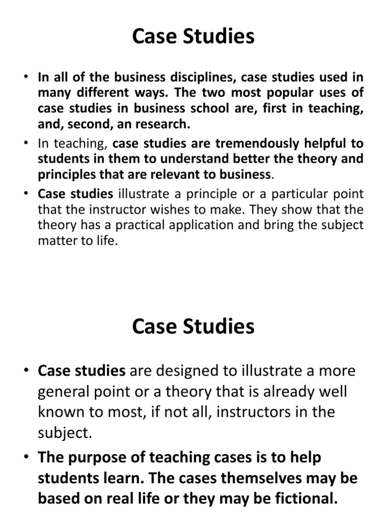 Studi Kasus | PDF | Case Study | Theory