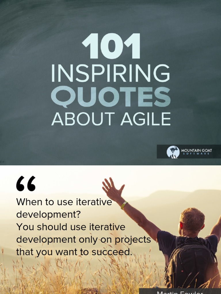 101 Inspiring Quotes About Agile | Agile Software Development ...