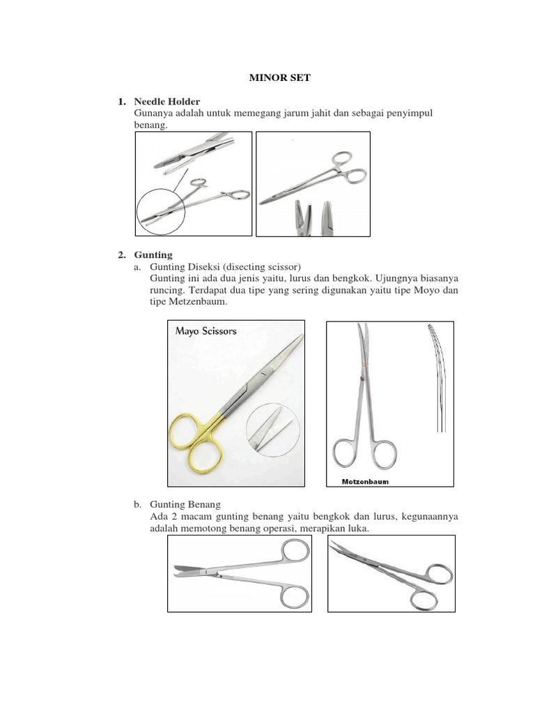 Alat Pemeriksaan THT Mata& Minor Set | PDF