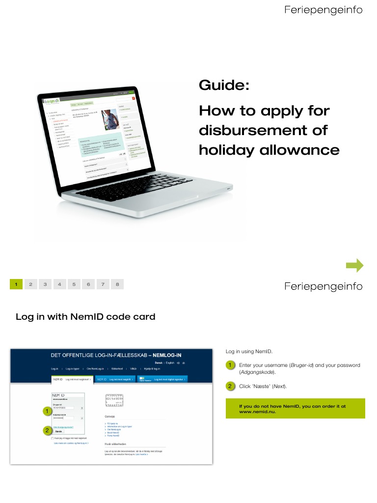 Guide: How To Apply For Disbursement of Holiday Allowance | PDF | Business