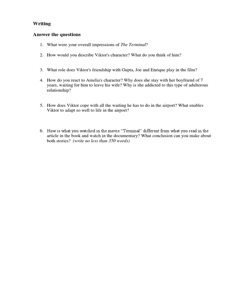 Awaiting Answers: Analyzing Characters and Adapting to Change in The ...