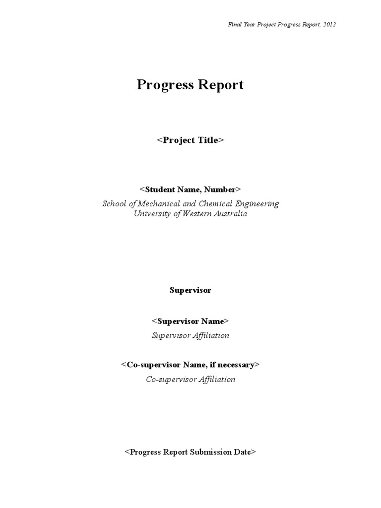 T2-FYP Progress-Report-Template S1 12 | PDF | Computing | Computing And Information Technology